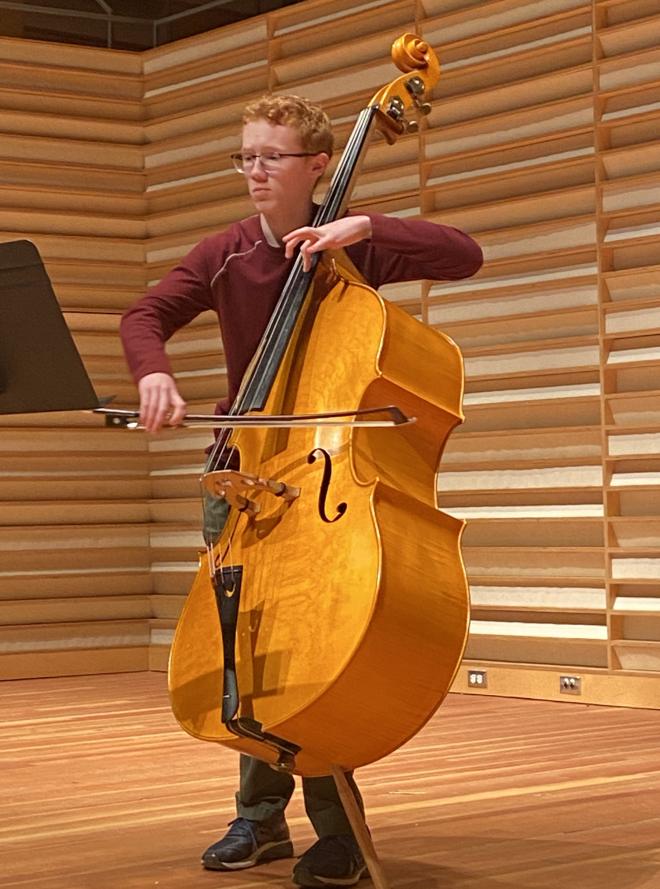 Meet Joshua Thrush: A Young and Local Double Bassist on From the Top | WETA